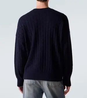 Plan C Ribbed-knit Merino Wool Sweater