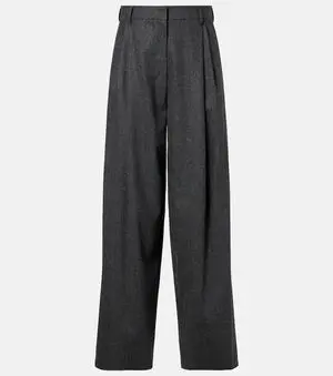 Women's High Waist Wool Pants