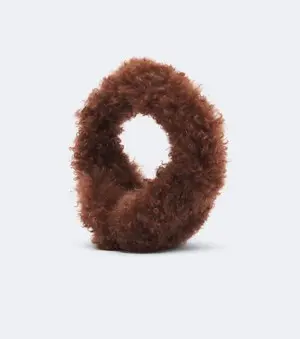 YVES SALOMON Shearling Earmuffs - Brown
