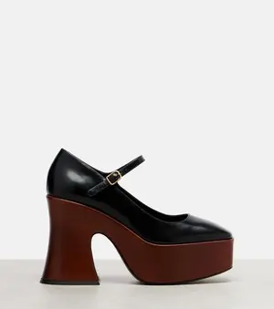 Chloé Janis Patent Leather Mary Jane Pumps