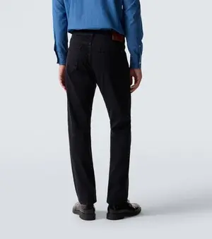 Canali Slim Fit Jeans - Black