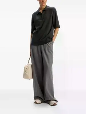 12 STOREEZ Elastic-waist Wool Trousers