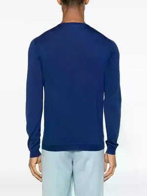 GOES BOTANICAL Crew-neck Long-sleeve Sweater - Blue