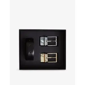 REISS Leather Belt - Black