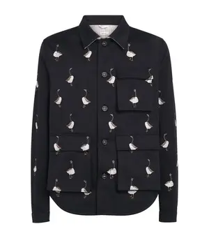 Thom Browne Embroidered Jackets For Men
