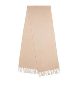 Harrods Cashmere Woven Scarf - Beige