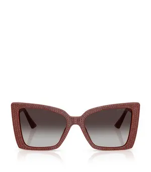 Jimmy Choo Embellished Eyewear For Women