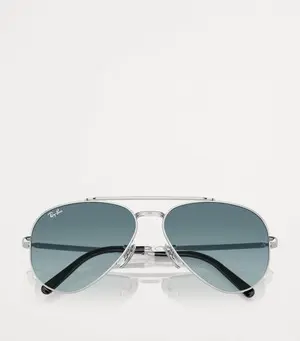 Ray-ban Metal 0rb3625 Aviator Sunglasses - Silver