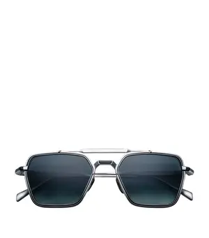 JACQUES MARIE MAGE Commodore Sunglasses - Blue