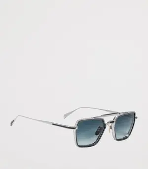 JACQUES MARIE MAGE Commodore Sunglasses - Blue