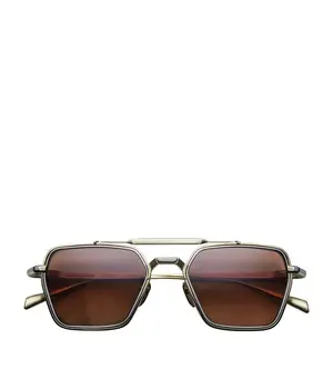 JACQUES MARIE MAGE Commodore Sunglasses - Gold