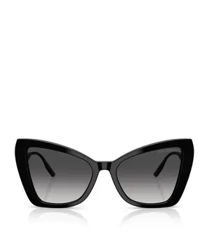 Dolce & Gabbana Acetate Gradient Sunglasses - Black