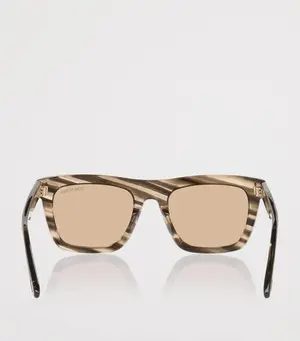 TOM FORD Square Lelio Sunglasses - Brown