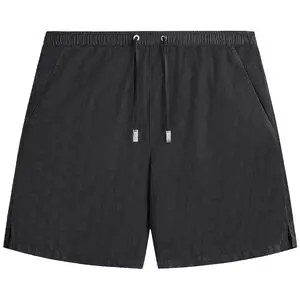 Kith X Giorgio Armani Jacquard Collins Swim Short - Black