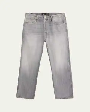 THE SEVEN CONTINENTS Jack Grey Denim Relaxed-fit Jeans