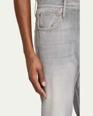 THE SEVEN CONTINENTS Jack Grey Denim Relaxed-fit Jeans