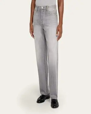 THE SEVEN CONTINENTS Jack Grey Denim Relaxed-fit Jeans