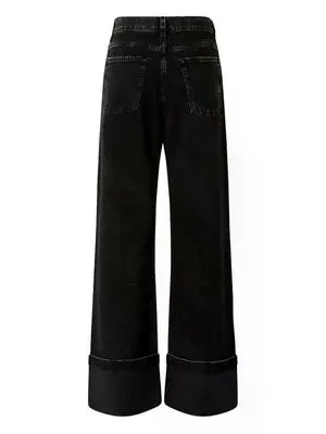 Pinko Folded-hem Jeans