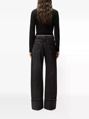 Pinko Folded-hem Jeans