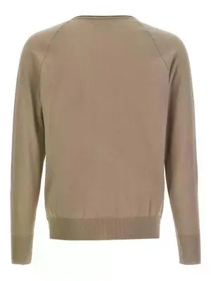 MA'RY'YA V-neck Raglan-sleeve Sweater - Neutrals