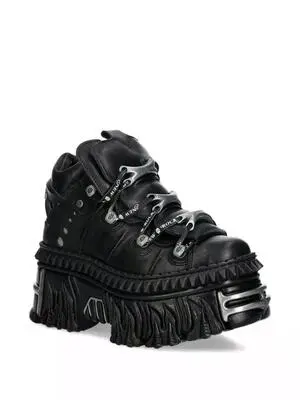 NEW ROCK Flame Detailed Platform Sneakers