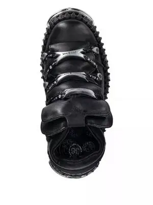 NEW ROCK Flame Detailed Platform Sneakers