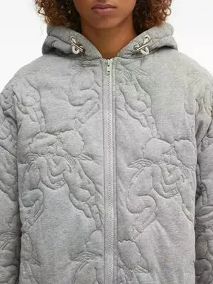 Fiorucci Quilted Zip-up Hoodie