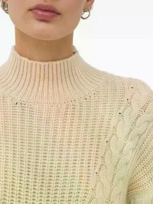BRUUNS BAZAAR Cable-knit Fringe Sweater