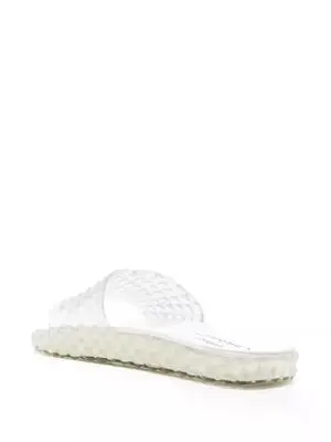 Melissa Court Slip-on Slides - Neutrals