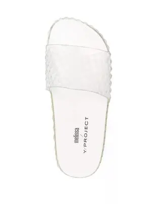 Melissa Court Slip-on Slides - Neutrals