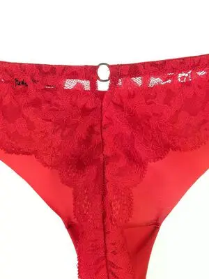 FLEUR DU MAL Charlotte Seamless Lace Thong