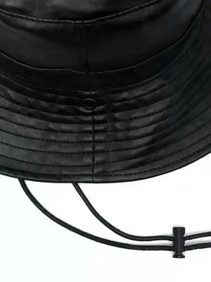 KANGOL Faux-leather Flat Cap