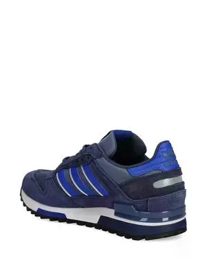 Adidas Zx 600 Suede And Leather Sneakers - Blue