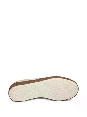Adidas Montreal Three-stripe Suede Sneakers - Neutrals