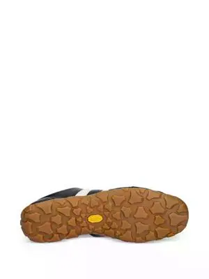 WALES BONNER Cadence Striped Leather Sneakers