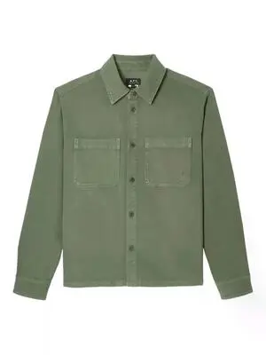 A.p.c. Double-pocket Long-sleeve Shirt