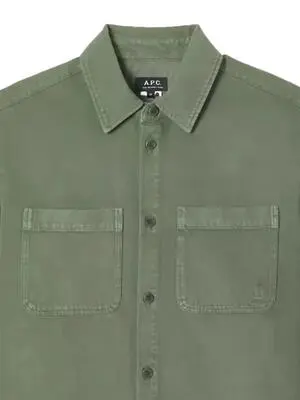 A.p.c. Double-pocket Long-sleeve Shirt