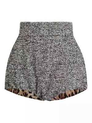 Dolce & Gabbana Tweed Balloon Shorts