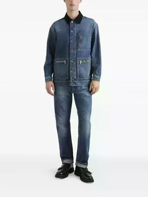 Dolce & Gabbana Logo-plaque Jeans - Blue