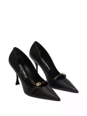 Dolce & Gabbana 90mm Leather Pointed-toe Pumps
