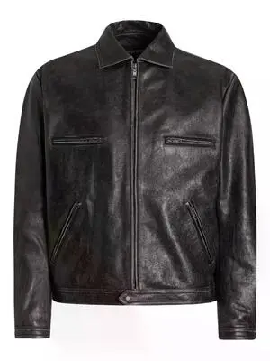 Dolce & Gabbana Zip-fastening Leather Jacket