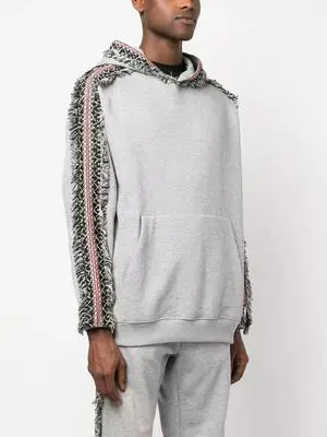 RITOS Embroidered Detail Hoodie - Grey