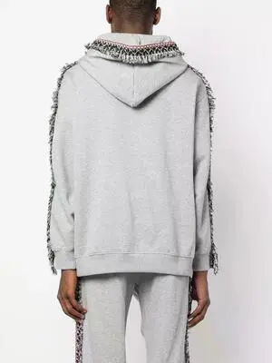 RITOS Embroidered Detail Hoodie - Grey