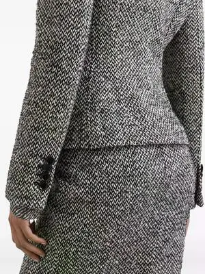 Dolce & Gabbana Double-breasted Tweed Blazer