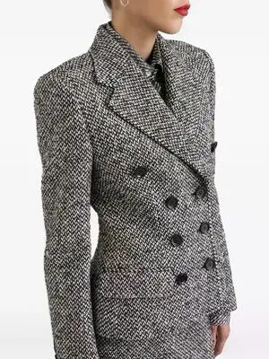 Dolce & Gabbana Double-breasted Tweed Blazer