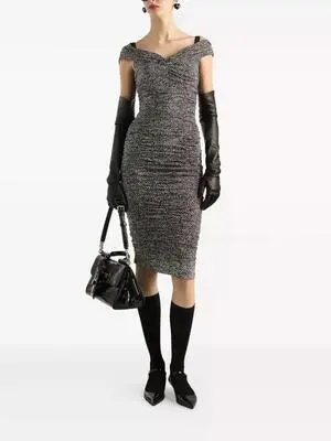 Dolce & Gabbana Midi Off-shoulder Dress