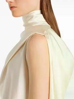 COURREGES High-neck Asymmetrical Top