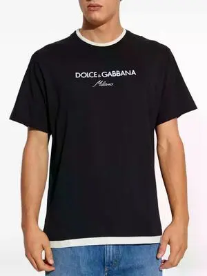 Dolce & Gabbana Cotton T-shirt With Embroidery
