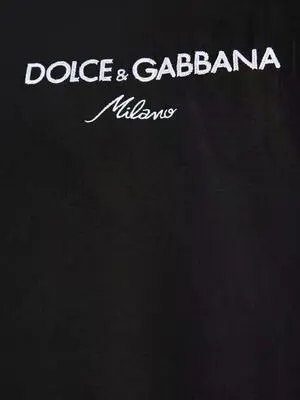 Dolce & Gabbana Cotton T-shirt With Embroidery