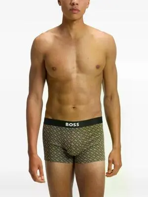BOSS Geometric-pattern Boxer Shorts